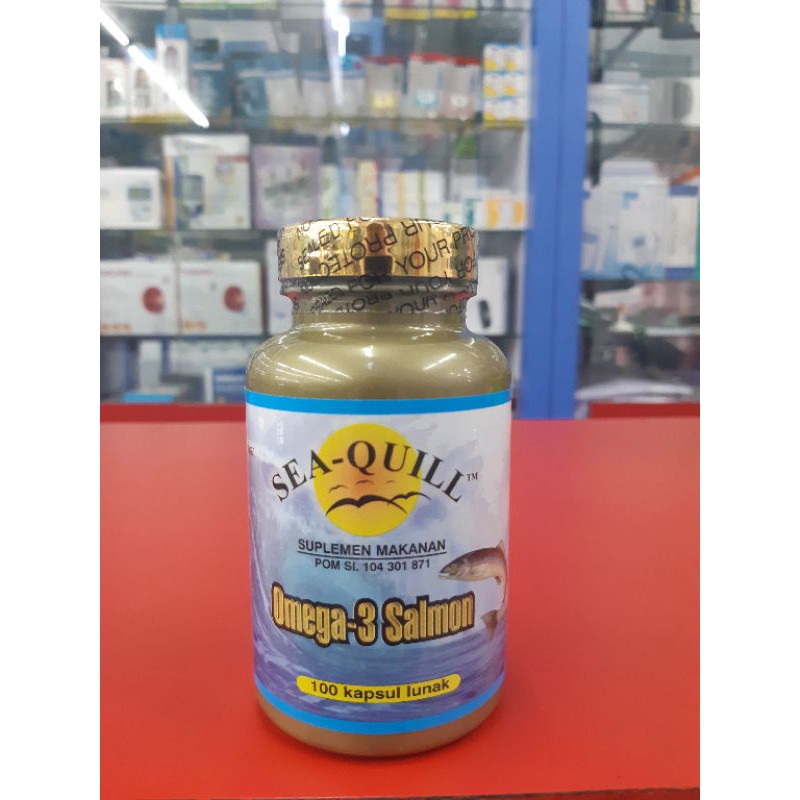 Jual Sea quill omega 3 salmon isi 60 dan 100 softgel | Shopee Indonesia