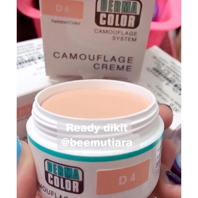 Jual DERMACOLOR derma color CAMOUFLAGE CREAM FOUNDATION | Shopee Indonesia