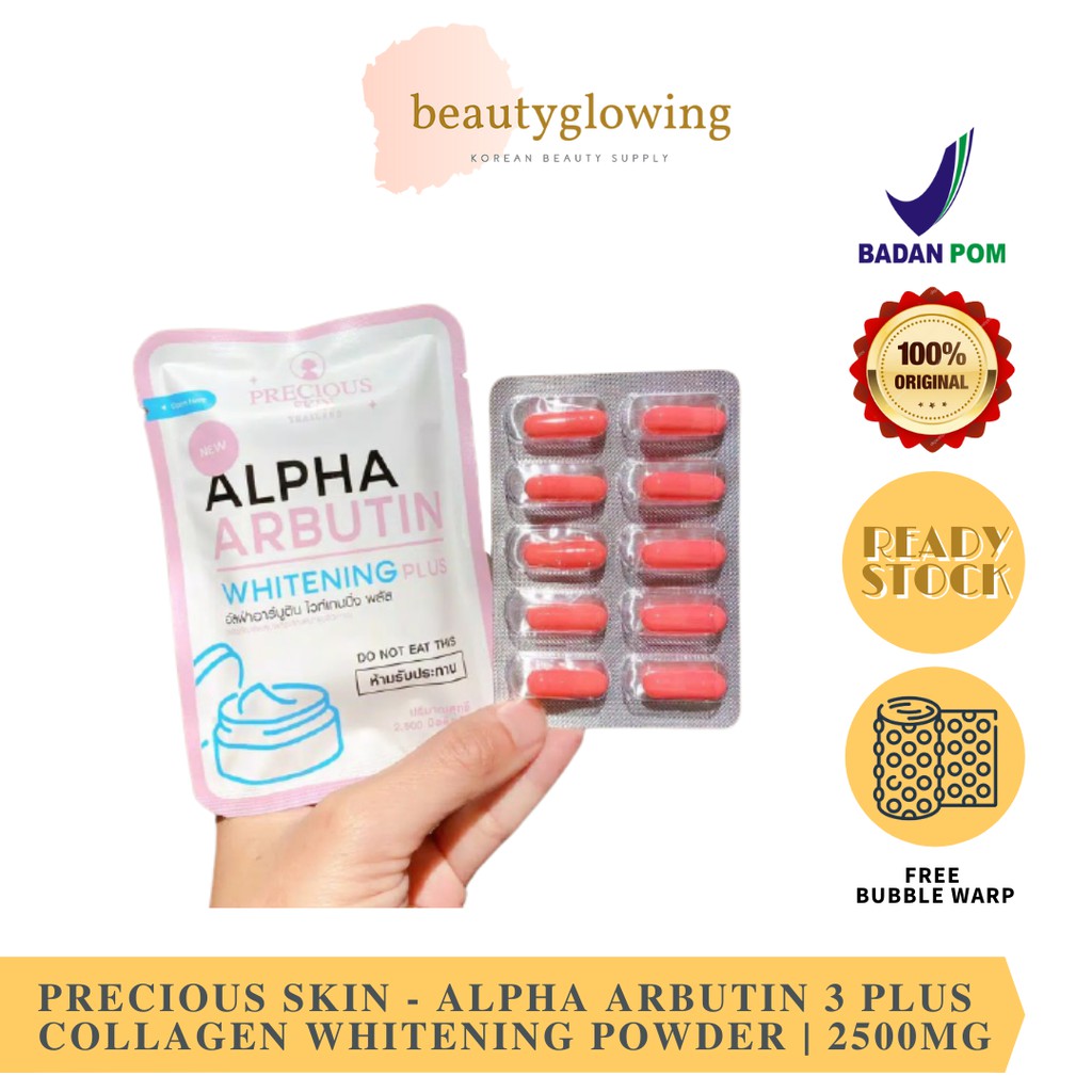 Jual PRECIOUS SKIN Alpha Arbutin Whitening 3 Plus powder / bubuk ...