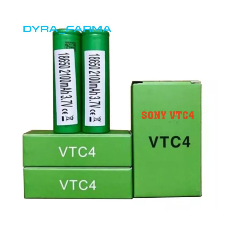 Jual Baterai Rechargable 18650 Sony VTC4 Original Cocok Untuk Leser ...