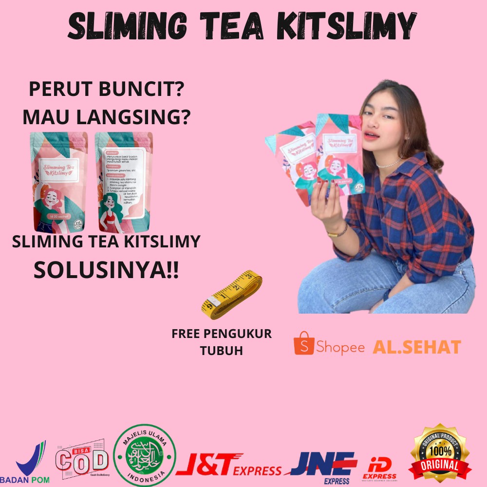 Jual KITSLIMY SLIMING TEA PELANGSING BADAN AMPUH 100% ORIGINAL DAN ...