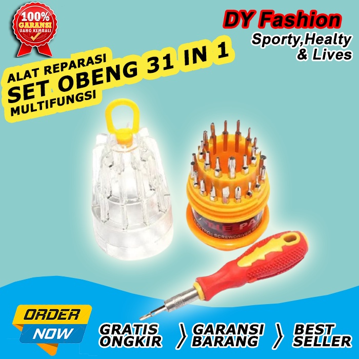 Jual Obeng set hp 31in1 Toolkit set MN449 screwdriver tool tools set handphone laptop screw ...
