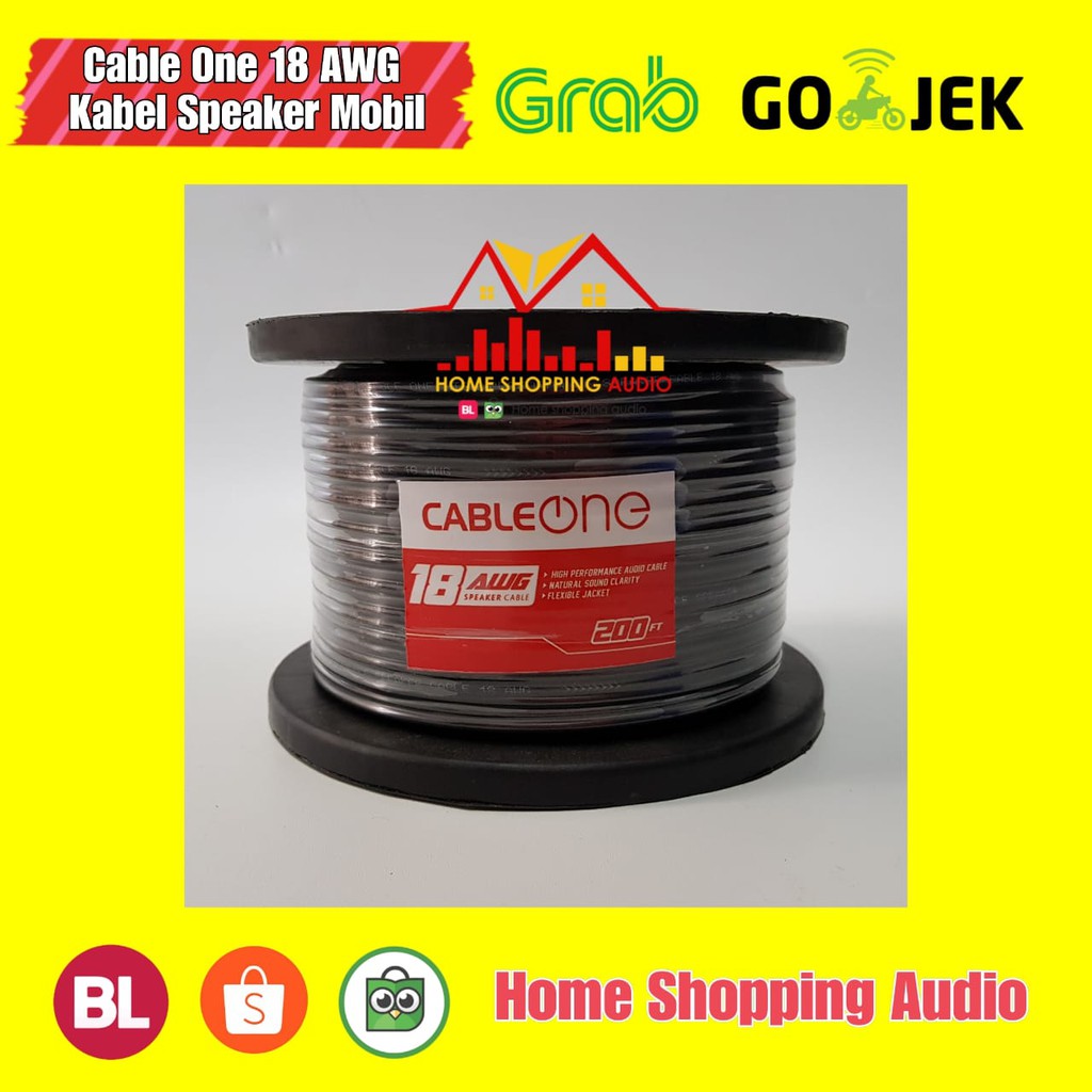 Jual Kabel Speaker 18 AWG Cable Speaker 18 AWG Roll Murah CableOne ...