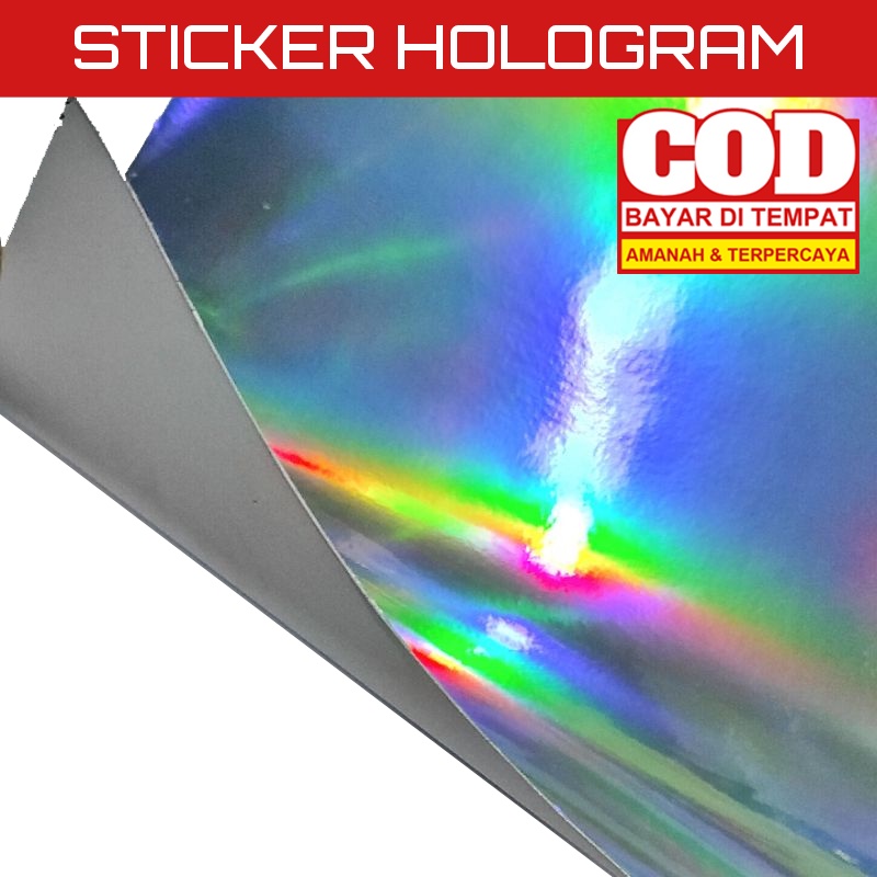 Jual Stiker Hologram Pelangi Polos Sticker Metal Jig Lure | Shopee ...