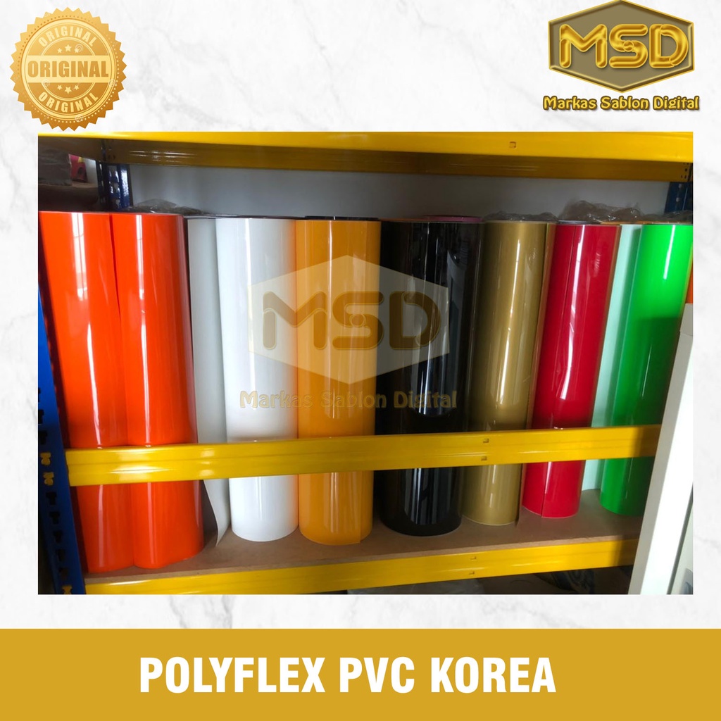 Jual Polyflex PVC Korea | Bahan Sticker Sablon Kaos | Good Quality ...