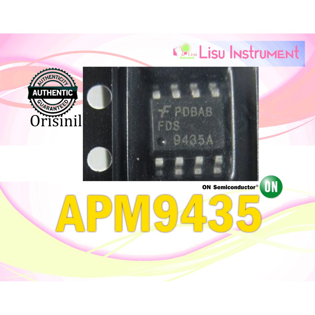 Jual APM9435 9435A APM9435K FDS FDS9435A P-Channel 30V MOSFET AP9435 ME9435A SOP-8 | Shopee ...
