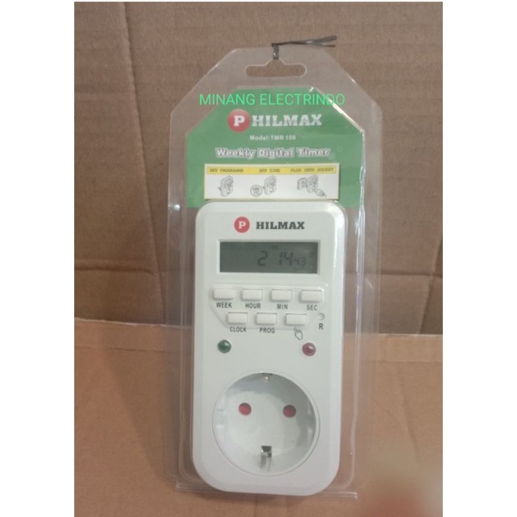 Jual STOP KONTAK TIMER DIGITAL LISTRIK OTOMATIS PHILMAX | Shopee Indonesia
