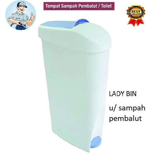 Jual Lady Sanitary Bin White Ukuran 21 Liter | Shopee Indonesia