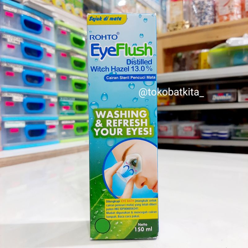 Jual [150ML+ GELAS MATA] ROTHO EYE FLUSH / PENCUCI MATA DENGAN VITAMIN ...