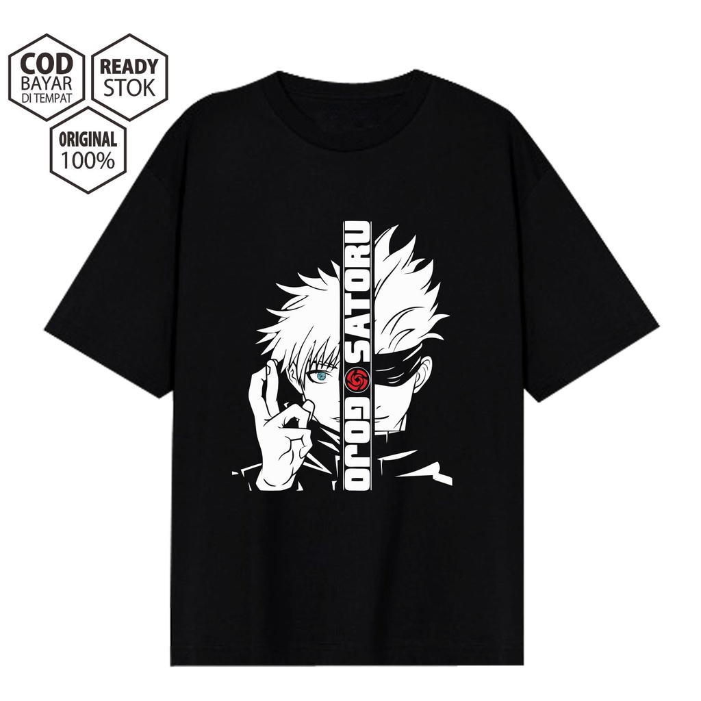 Jual BAJU GOJO SATORU JUJUTSU KAISEN 014 KAOS PREMIUM HARGA GROSIR ... Jual BAJU GOJO SATORU JUJUTSU KAISEN 014 KAOS PREMIUM HARGA GROSIR ...