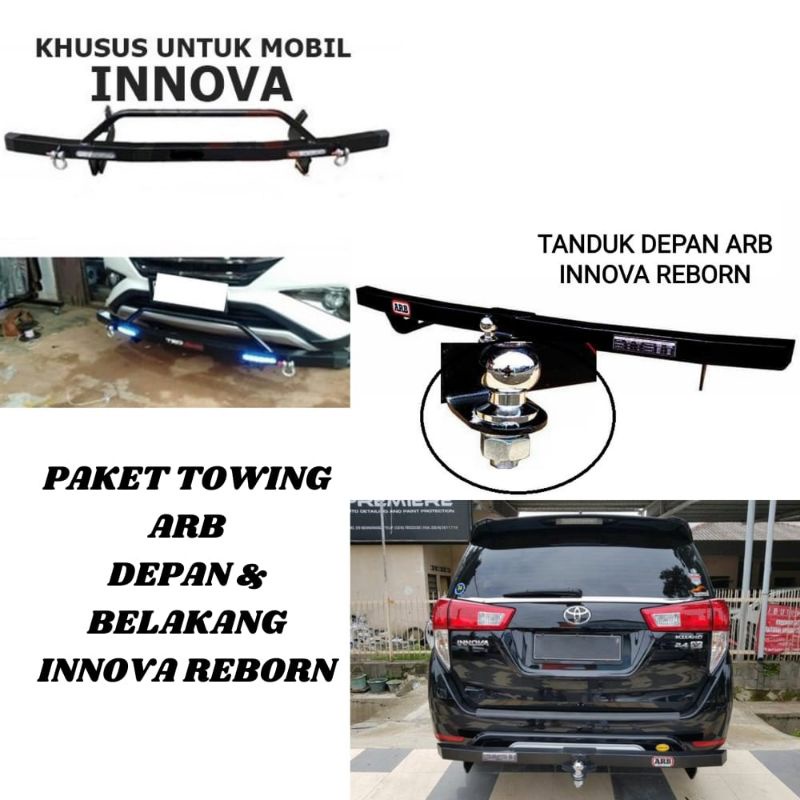 Jual PAKET TOWING DEPAN BELAKANG INNOVA REBORN ARB TOWING INNOVA ...