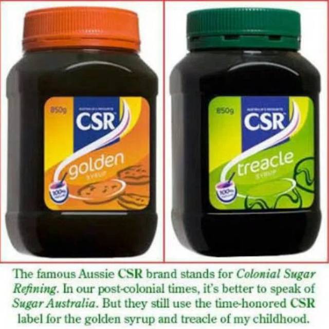 Jual CSR Treacle Syrup / Golden Syrup 100% Natural 850g Jar Squeeze ...