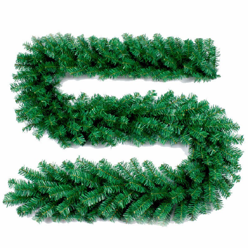 Jual GROSIR Garland Natal Daun Kawat Lilit 2.7m Garland Daun Natal ...
