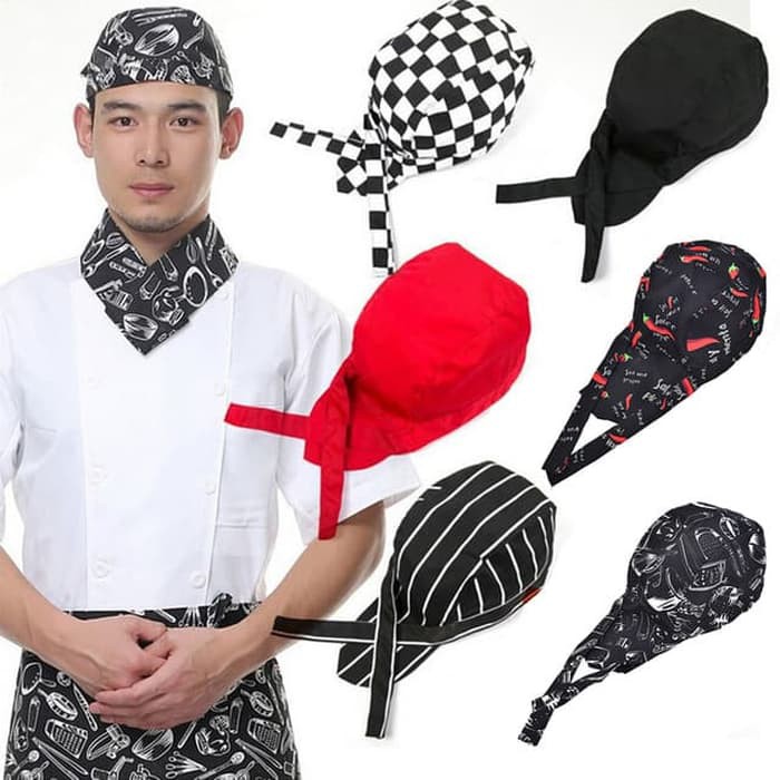 Jual Topi Pirate Chef Koki Dapur Tableware Kitchen Pirate Hat Topi Koki ...