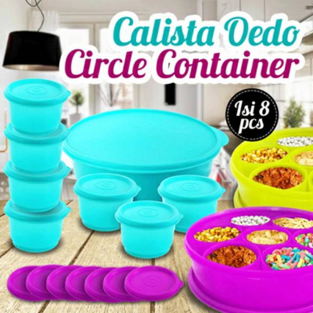 Jual CALISTA OEDO (CIRCLE CONTAINER) 8PCS | Shopee Indonesia