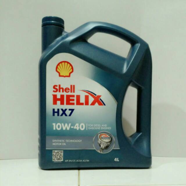 Jual SHELL HX7 10w40 galon | Shopee Indonesia