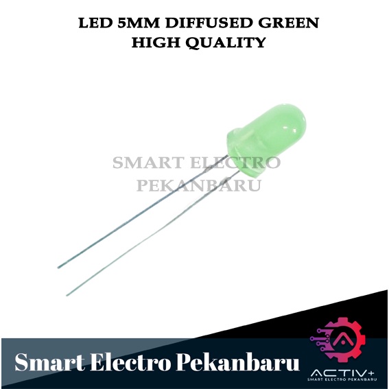 Jual HIGH QUALITY LED 3MM / 5MM DIFFUSED GREEN / LED 5MM WARNA HIJAU F5 ...