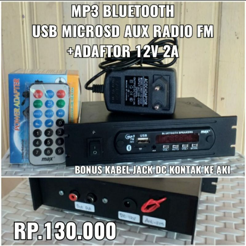 Jual MP3 BLUETOOTH USB MICROSD AUX RADIO FM | Shopee Indonesia