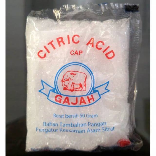 Jual Citric acid cap gajah citrit garam asem asam | Shopee Indonesia