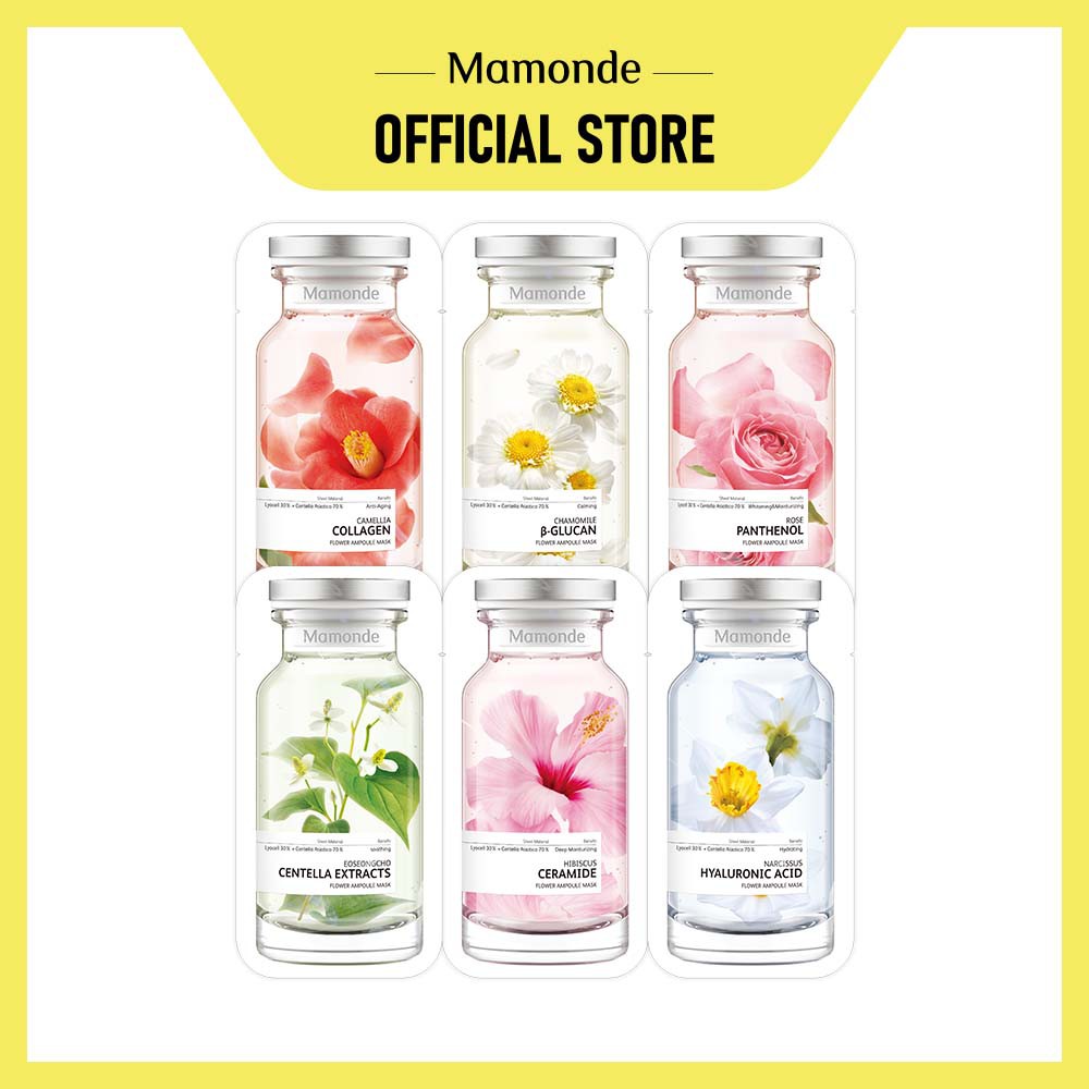 Jual Mamonde Flower Ampoule Mask Set - All Variants | Shopee Indonesia