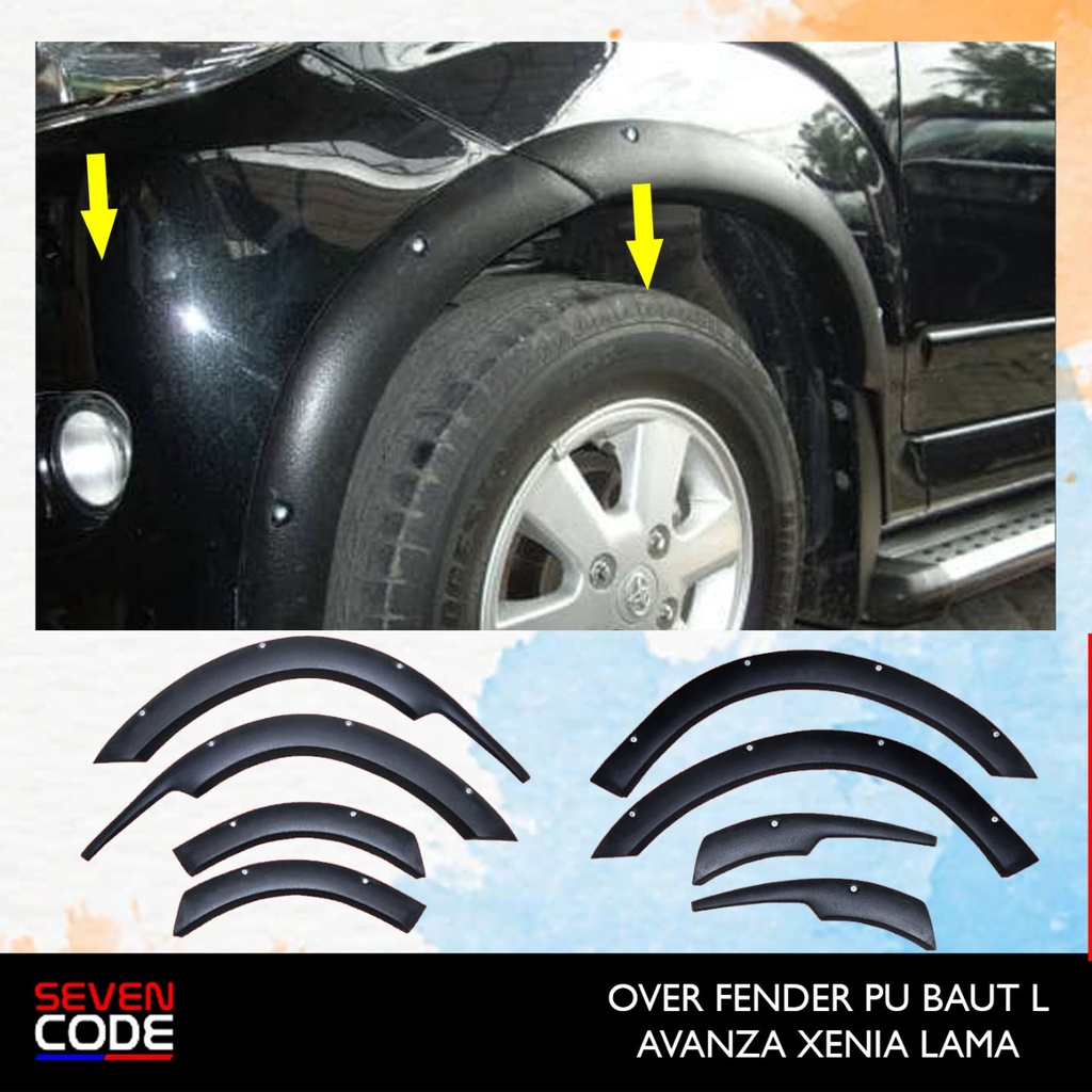 Jual FENDER TRIME AVANZA PIU BAUT L OVER FENDER AVANZA PIU BAUT L ...