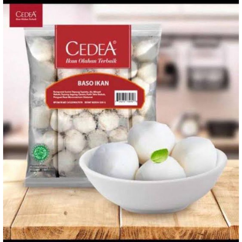 Jual Cedea bakso ikan 500gr isi 25 butir / baso ikan besar | Shopee ...