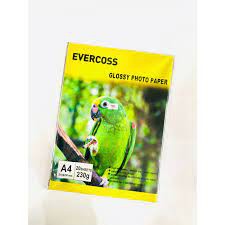Jual kertas foto Evercoss Glossy Photo Paper A4 230 gsm (Acb Berkah ...