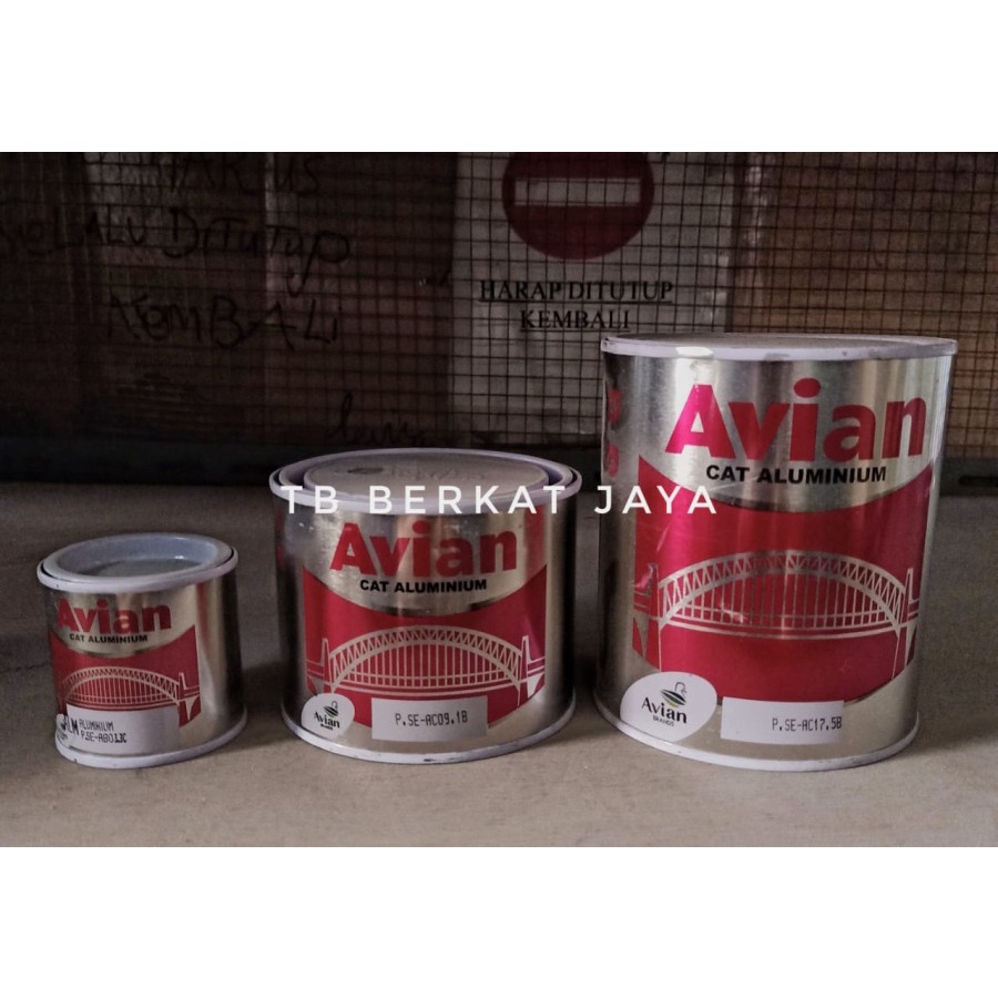 Jual CAT ALUMUNIUM / CAT SILVER AVIAN - 100 GR | Shopee Indonesia