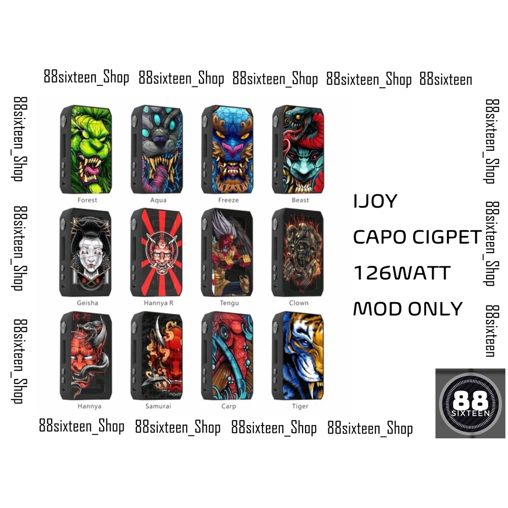 Jual VAPOOR VAPEE IJOY CAPO 126W MOD SAJA ORIGINAL | Shopee Indonesia