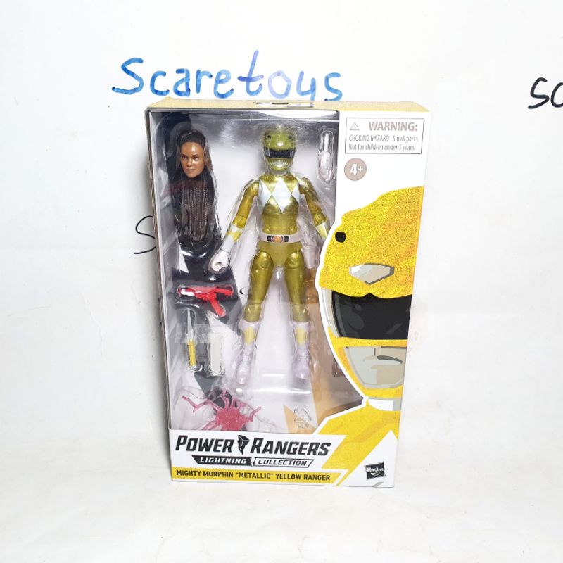 Jual Lightning Collection Power Rangers Mighty Morphin Metallic Yellow ...