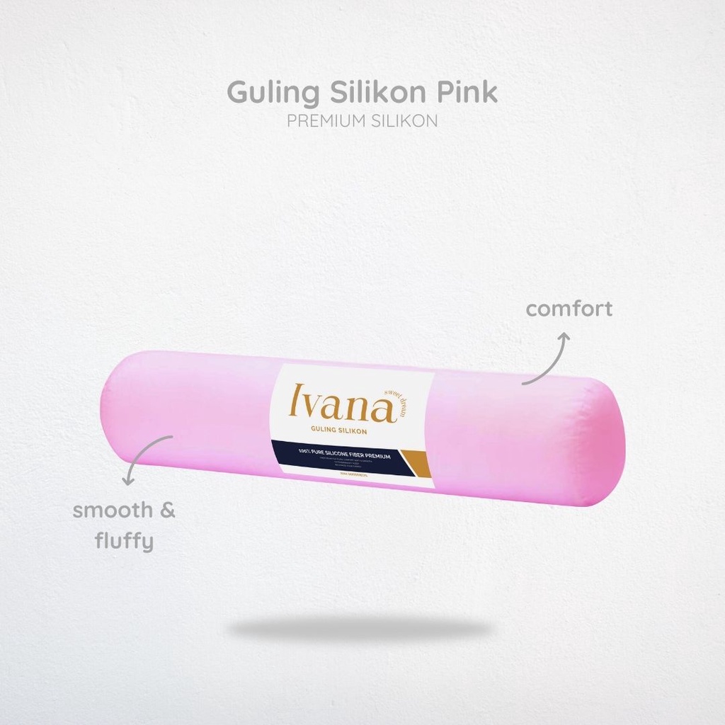 Jual IVANA - Guling Silikon Pink Standar Premium Hotel Isi Silikon ...