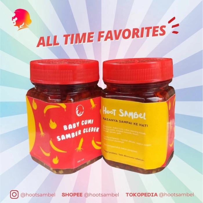 Jual - BARU Sambel Baby Cumi SET 2 PEDAS GURIH (Baby Cumi Samber Gledek ...