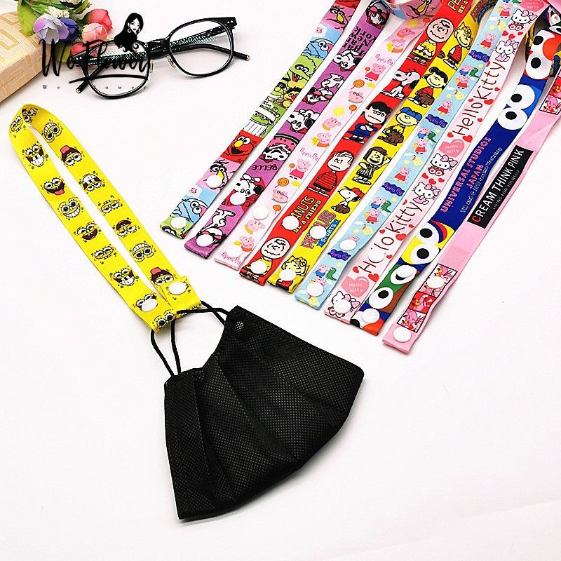 Jual Strap Mask Gantungan Masker Leher Anak Spongebob Hello Kitty ...