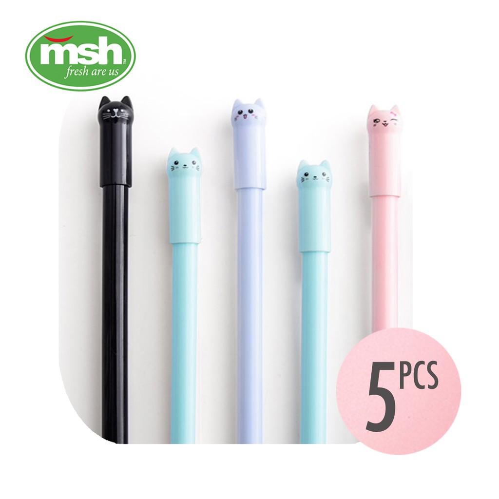 Jual Pulpen Emote Kucing Random Isi 5 Pcs | Shopee Indonesia