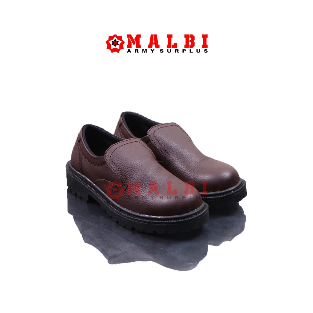 Jual Sepatu Safety Besi World Cruiser ST04 Brown Coklat | Shopee Indonesia