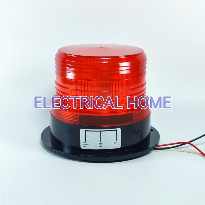 Jual ROTARY LAMP N-5095 LED 4" MERAH 12VDC/24VDC WITH MAGNET | Shopee ...