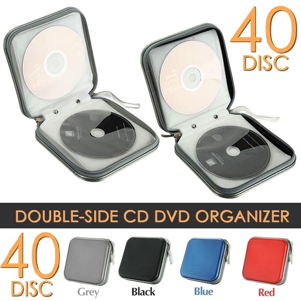 Jual Tas Kaset Tempat DVD CD 40 Keping Hardcase Kualitas Tebal | Shopee ...