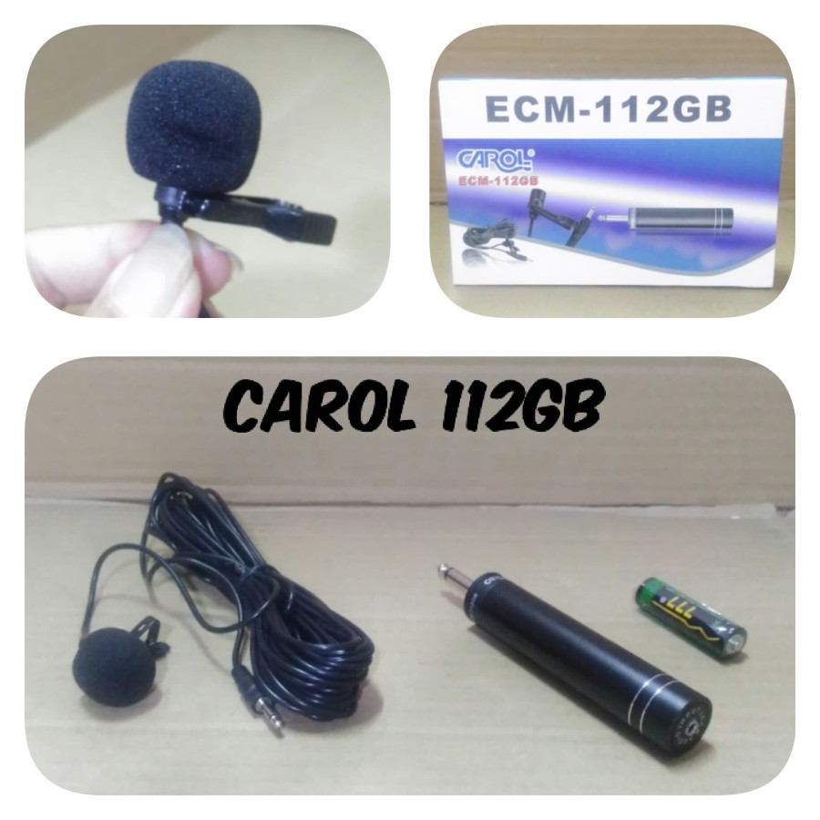 Jual MIC KLIP ON KABEL CAROL ECM 112GB | Shopee Indonesia