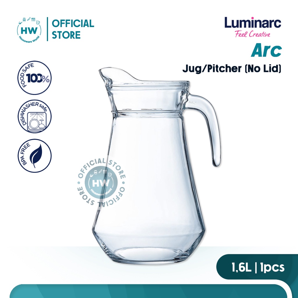 Jual Luminarc Jug/Pitcher/Teko Arc 1,6L - 1Pcs | Shopee Indonesia