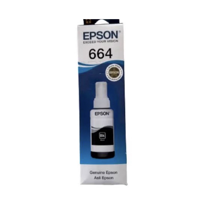 Jual Tinta Epson 664 Black original (harga per botol) | Shopee Indonesia