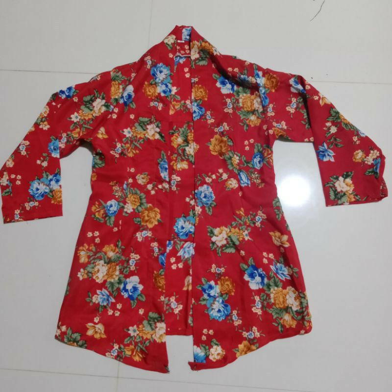 Jual Kutubaru bunga anak bayak kembang /kebaya nenek jadul motif bunga ...