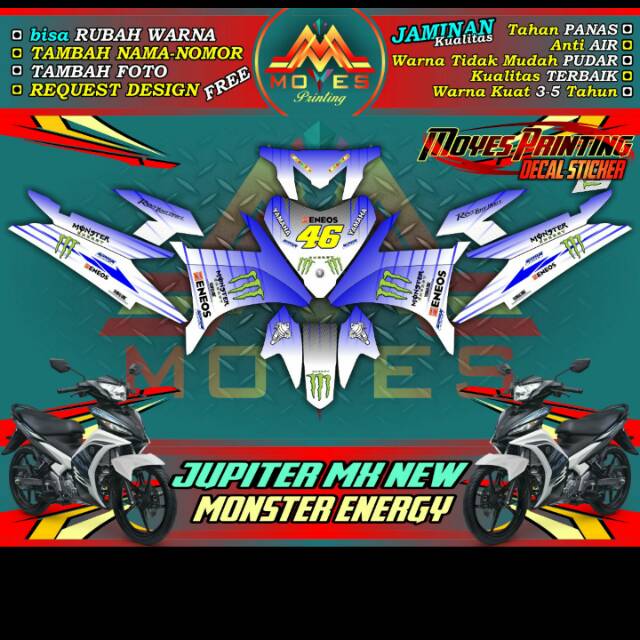 Jual Sticker Full Body JUPITER MX NEW - Decal Yamaha Jupiter mx new ...