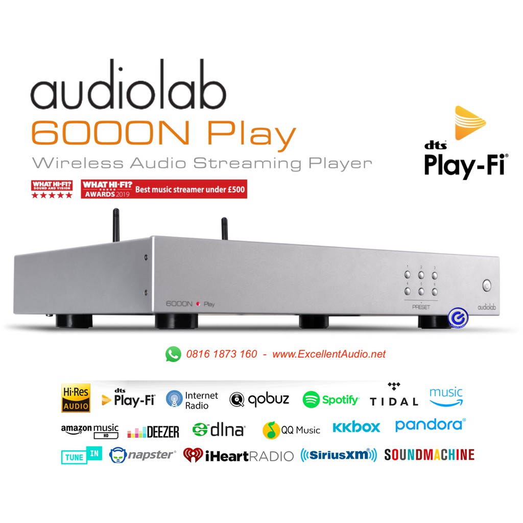 Jual Audiolab 6000N 6000 N wireless streamer spotify tidal internet ...