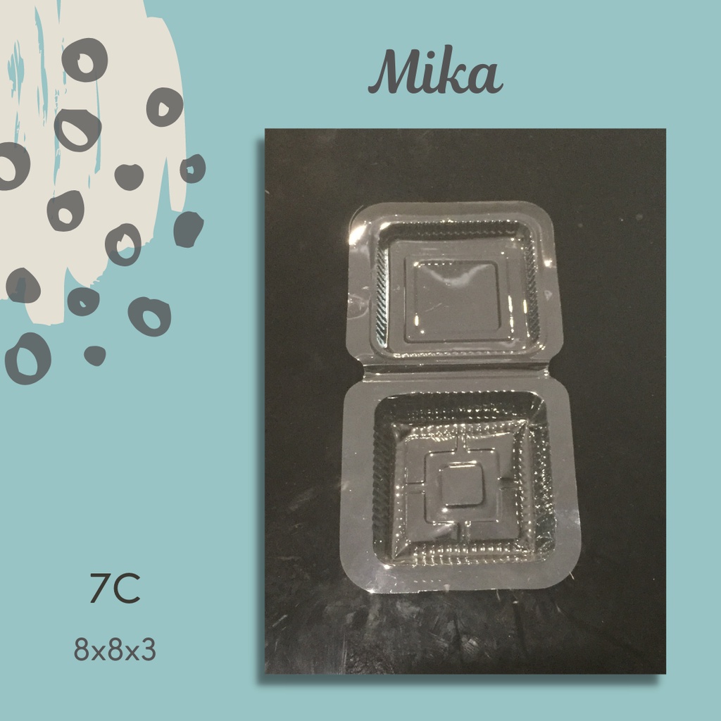 Jual Mika 7C 8x8x3cm / Mika Kue / Mika Jajanan Pasar | Shopee Indonesia