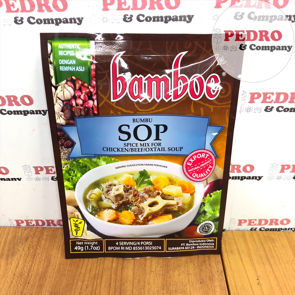 Jual Bamboe bumbu sop ayam sapi buntut - instant spice for chicken beef ...