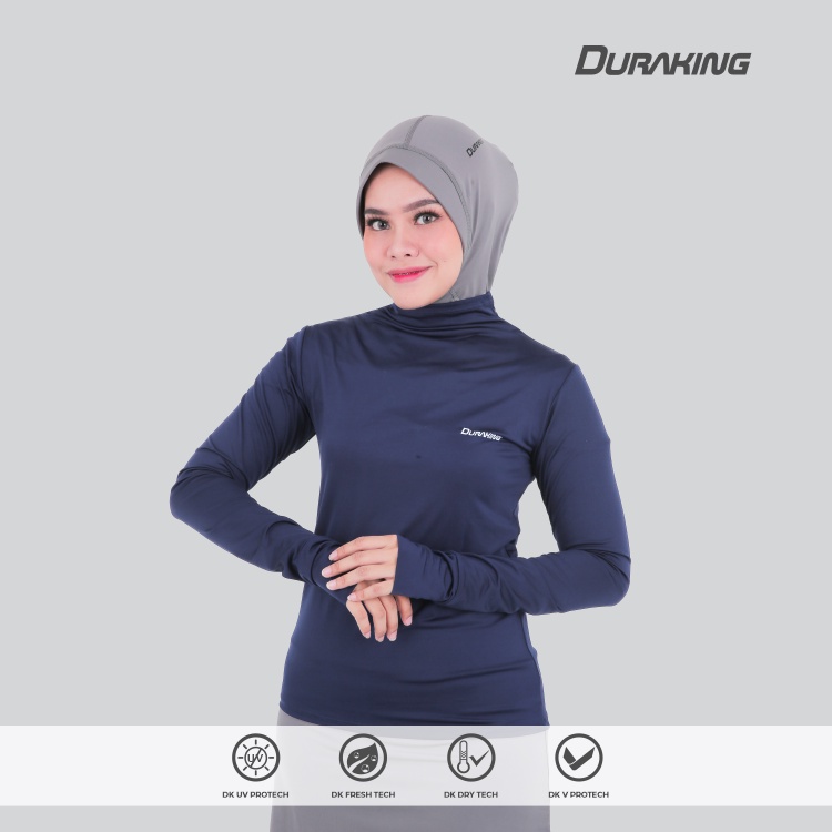 Jual Duraking Baju Manset Hijab Sports Wanita Basic Layer | Shopee ...