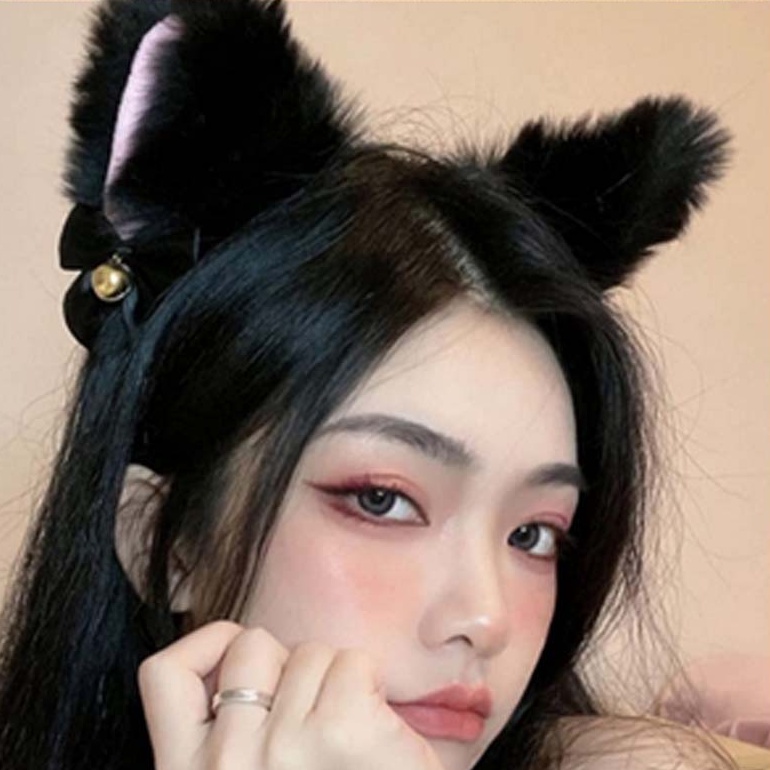 Jual BL-03 BANDO KUCING KERINCING bulu halus kawaii nekomimi neko cat ...