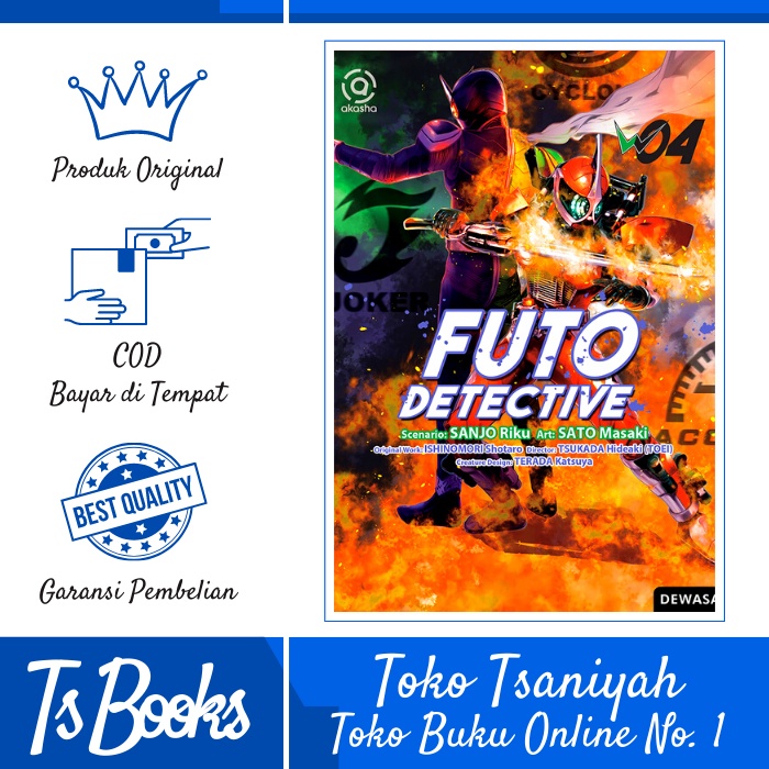Jual Buku Komik Futo Detective 04 Akasha Fuuto Detektif Futo Detective 4 Sanjo Riku Masaki Sato ...
