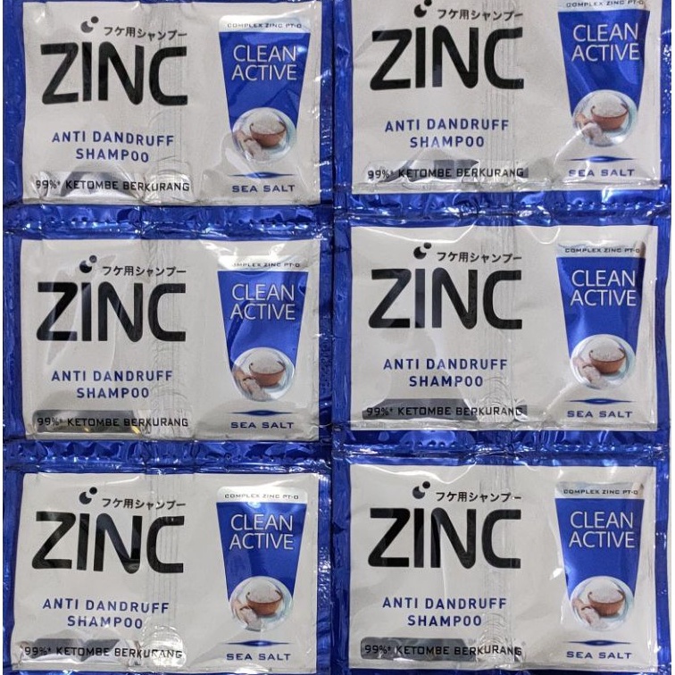 Jual shampoo zinc anti ketombe 1 renteng (12 pasang) | Shopee Indonesia