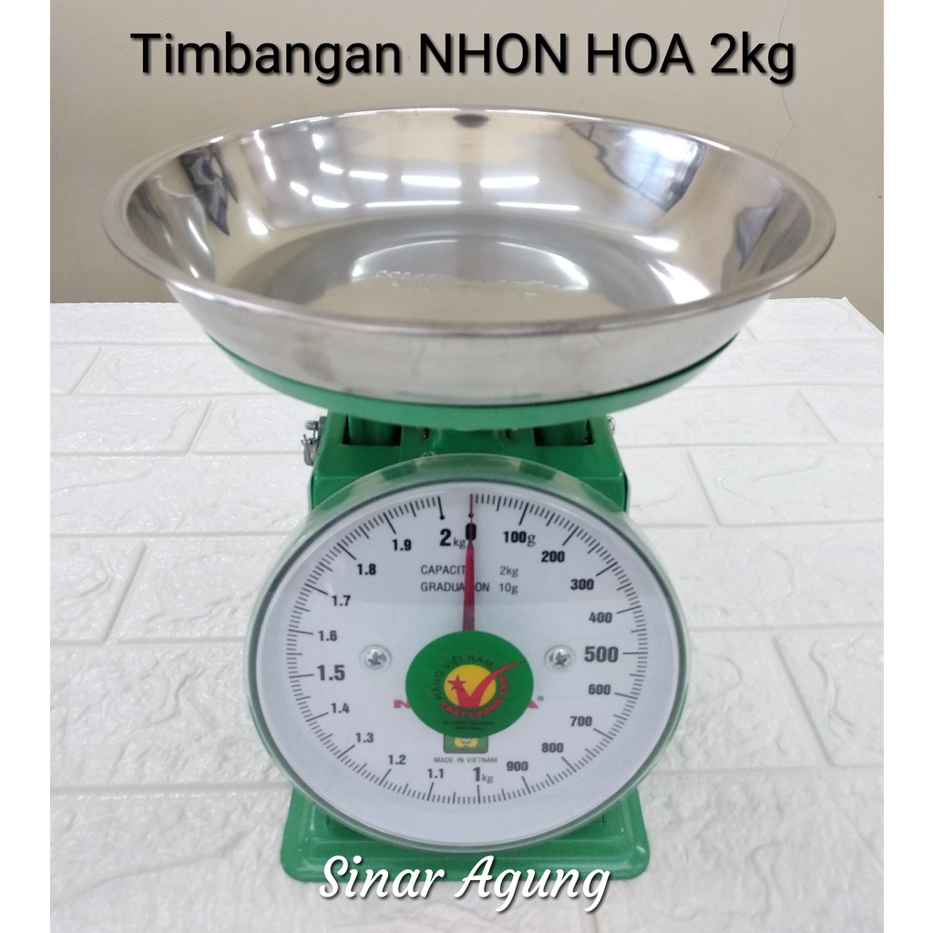 Jual TIMBANGAN JARUM NHON HOA 1KG, 2KG, 5KG | Shopee Indonesia